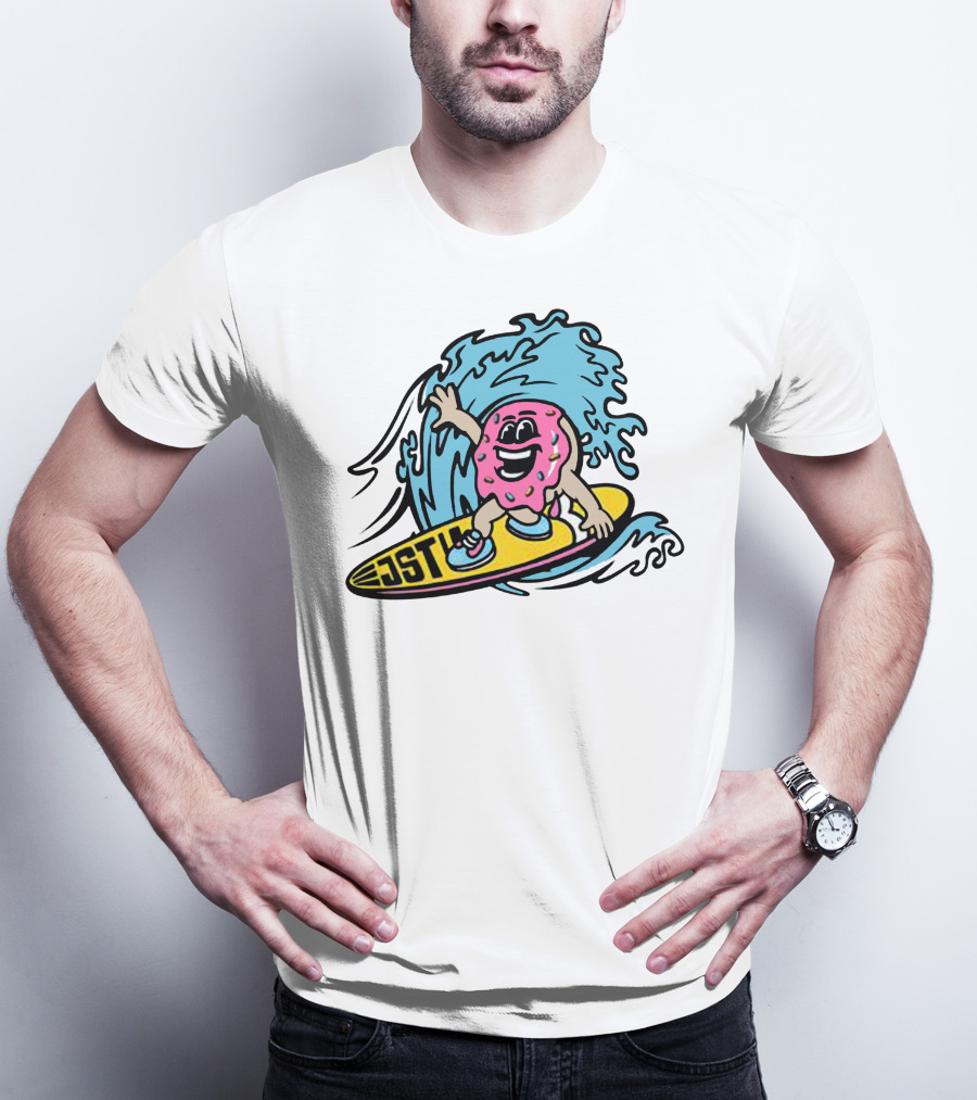 JSTU Surfing Donut Wave Adventure T-Shirt