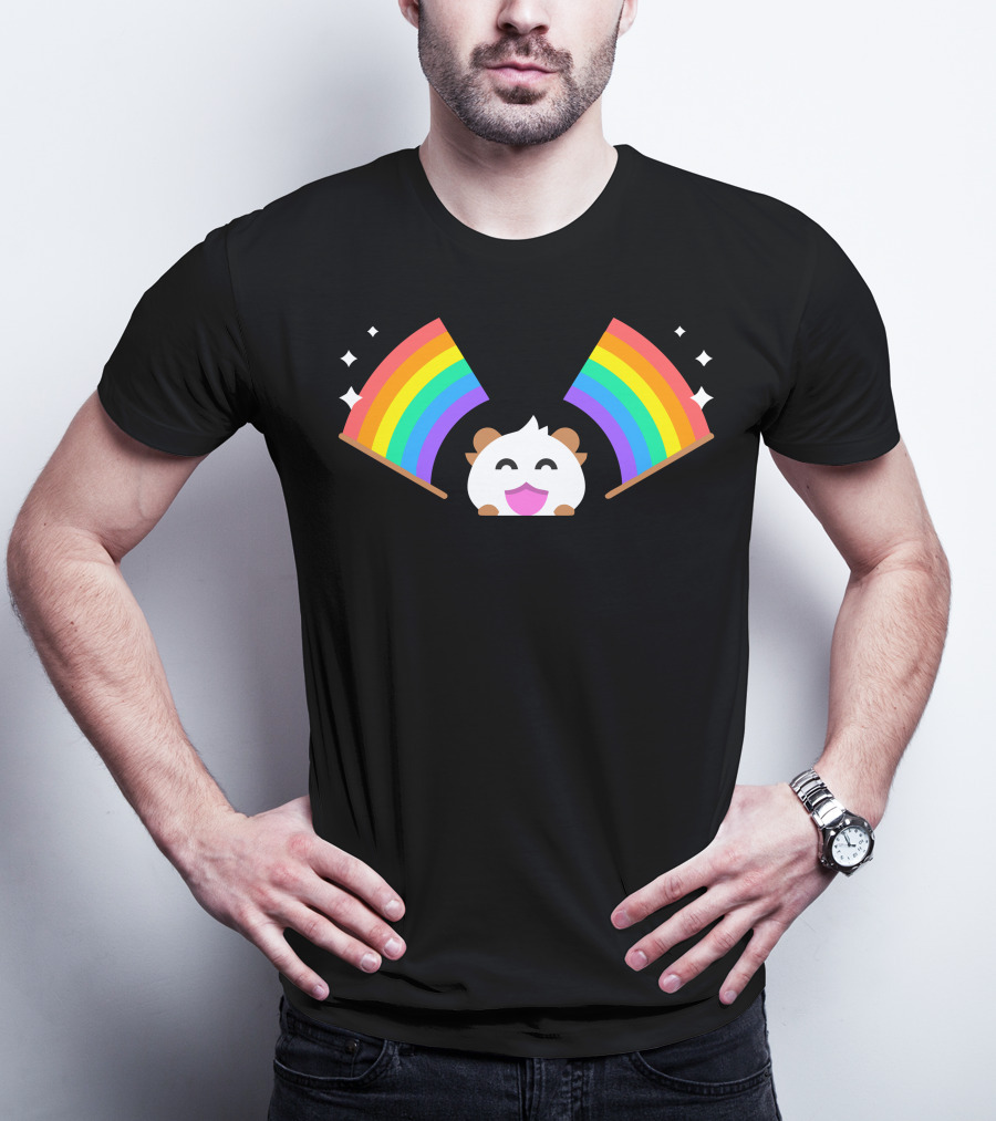 Riot Games Merch Poro Rainbow T-Shirt
