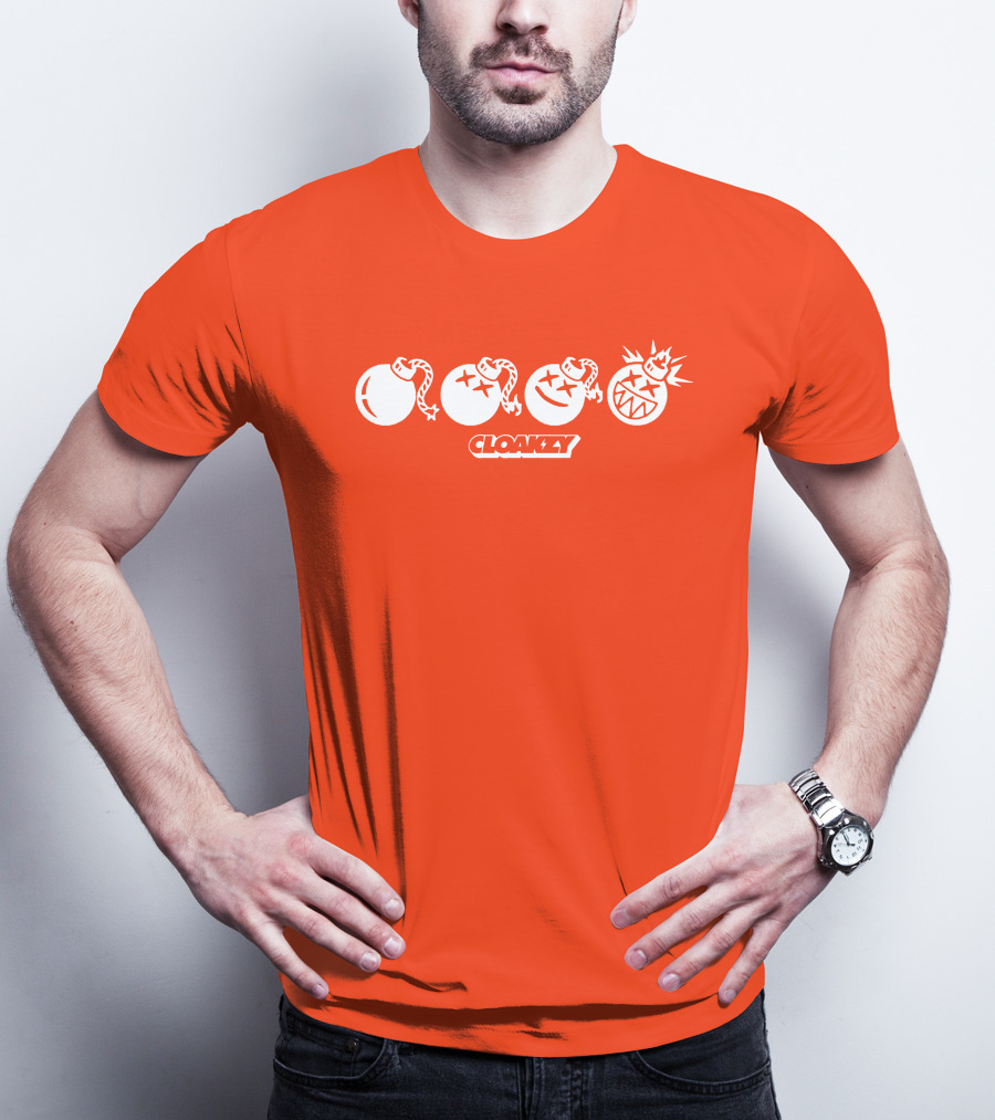 Cloakzy Bomb Icons Explosive Faces T-Shirt