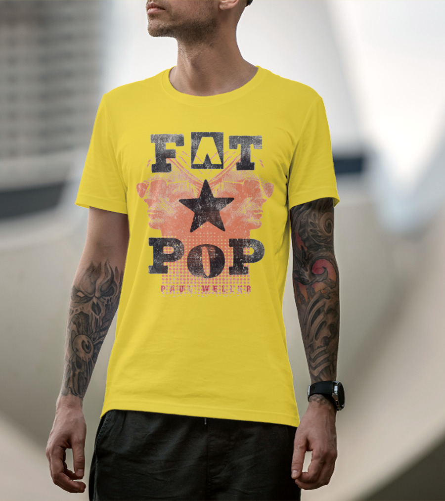 FAT POP Paul Weller Star T-Shirt
