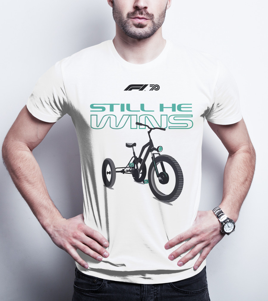 F1 70 Still He Wins Tricycle T-Shirt