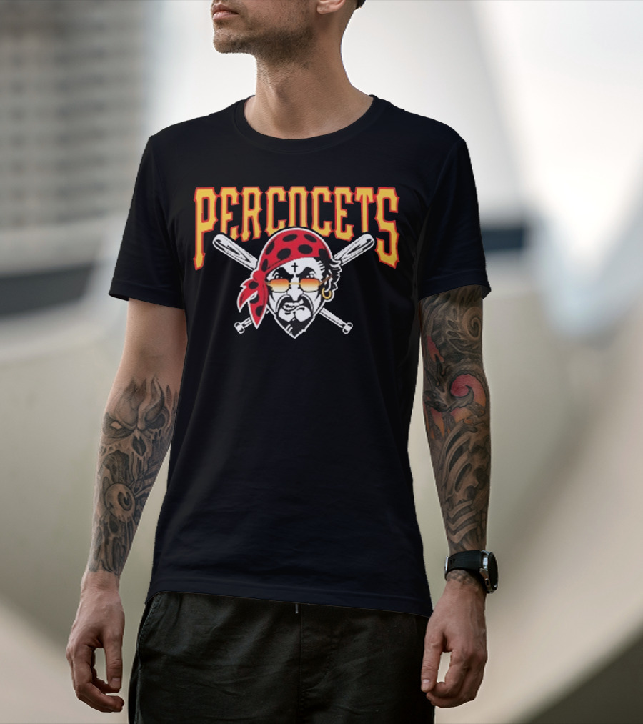 PERCOCETS Pirate Baseball Bats Fenix Flexin Merch T-Shirt