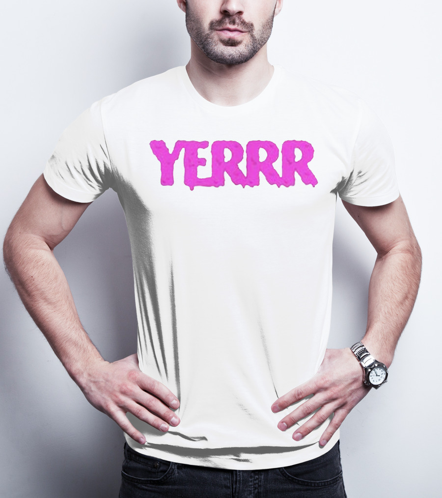 YERRR Gio And Eli Merch Text T-Shirt