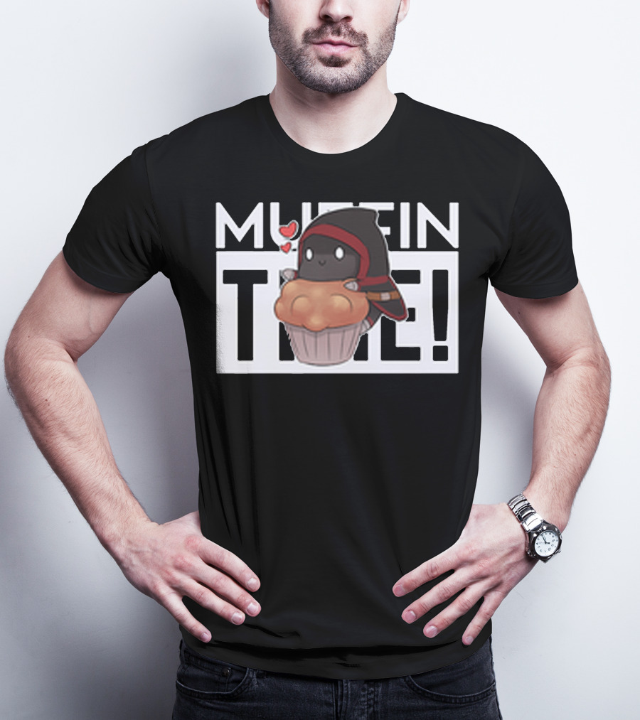 Muffin Time Cute Ninja Heart T-Shirt