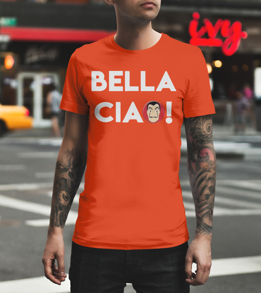 BELLA CIAO Money Heist Mask T-Shirt