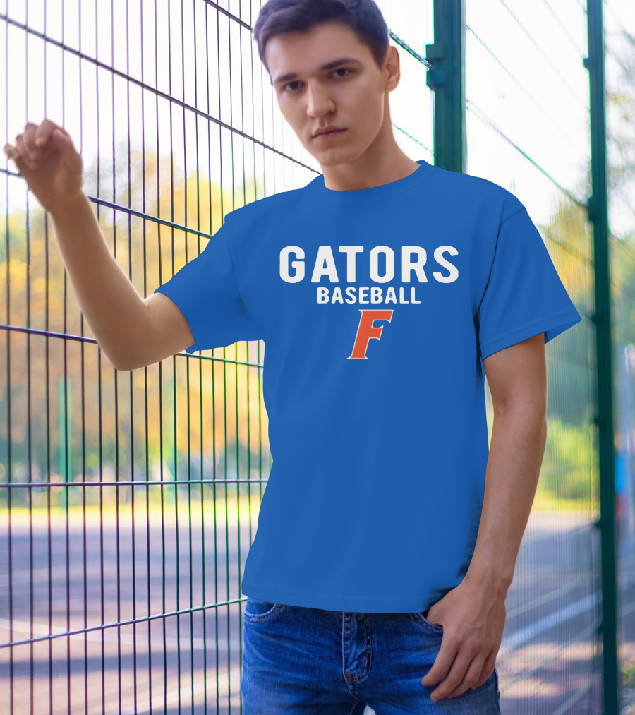 Florida Gators Baseball F Logo Blue T-Shirt