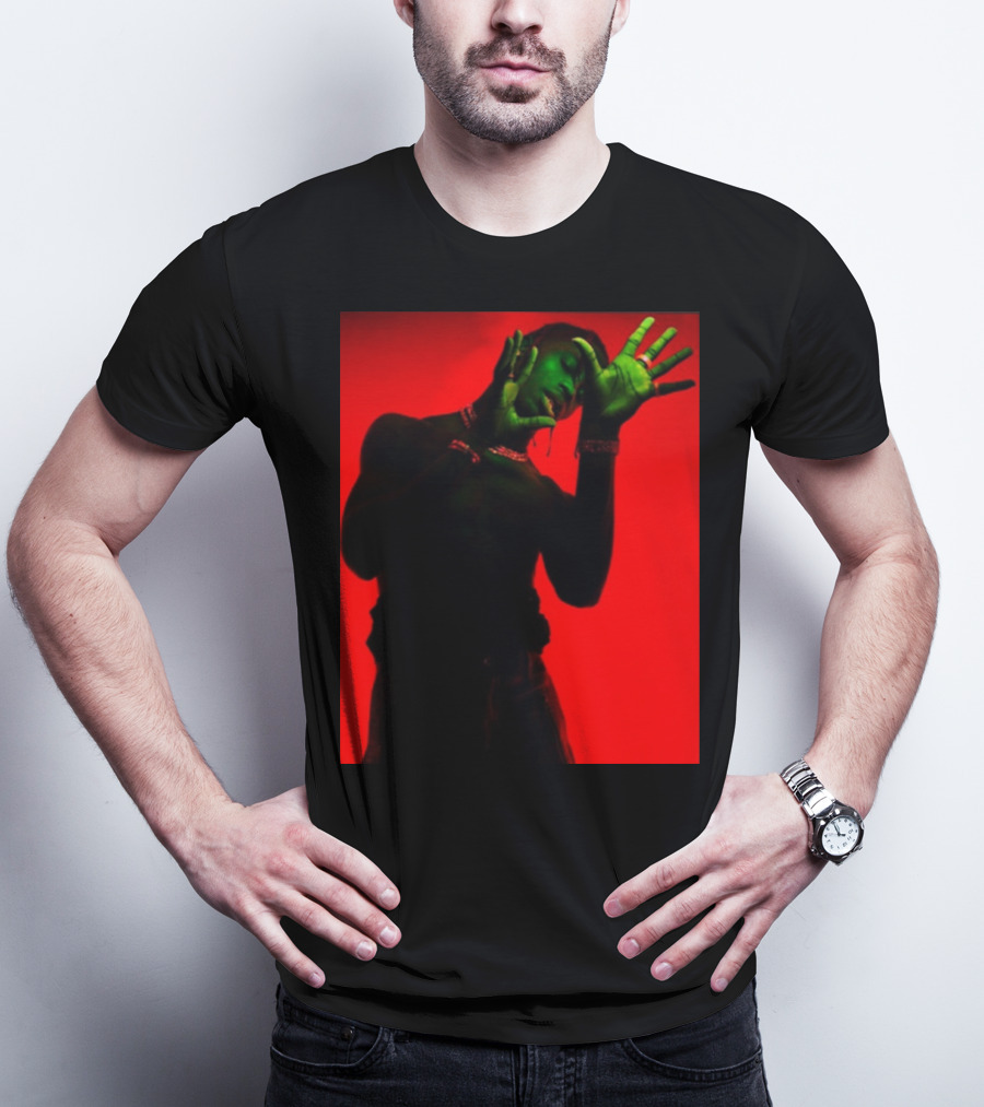 Don Toliver Red And Green Artistic Pose Merchandise T-Shirt