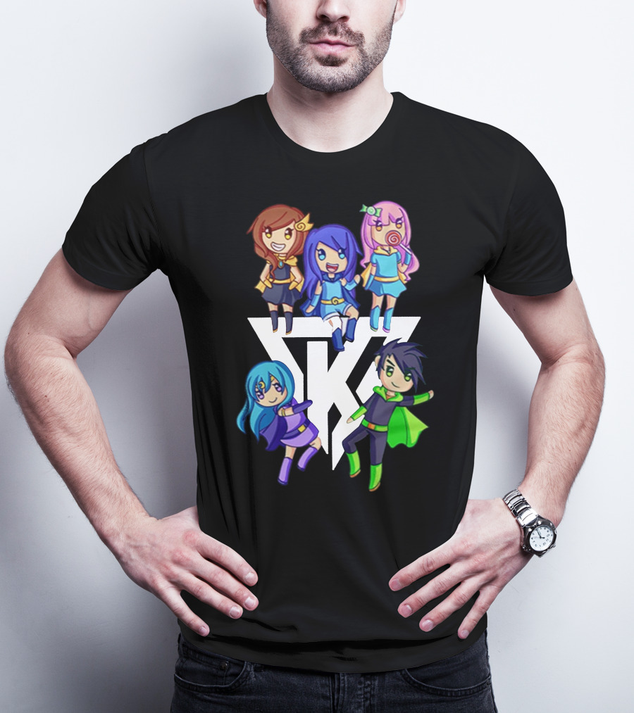 Itsfunneh Merch KREW Characters T-Shirt