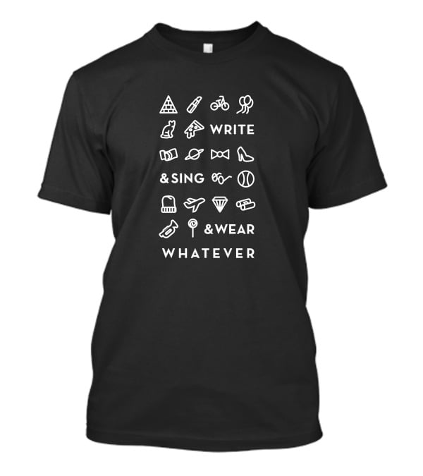 Arly Rae Jepsen Merch Write And Sing And Wear Whatever T-Shirt