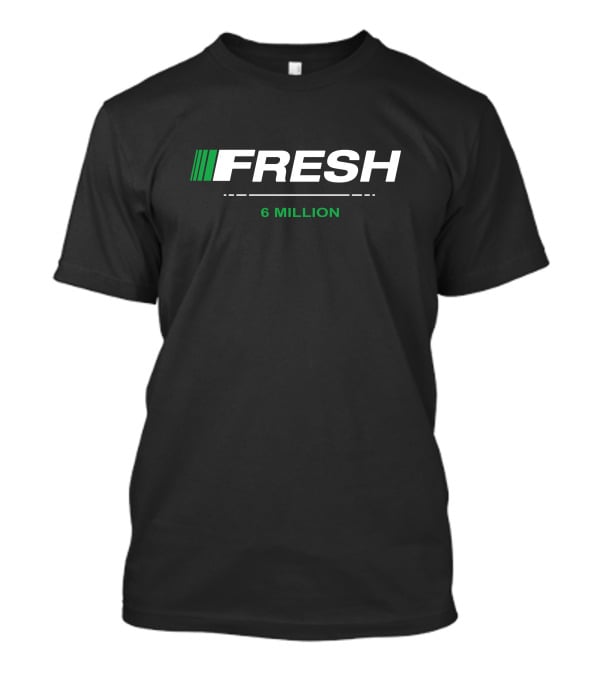 FRESH 6 Million Racing Stripe T-Shirt