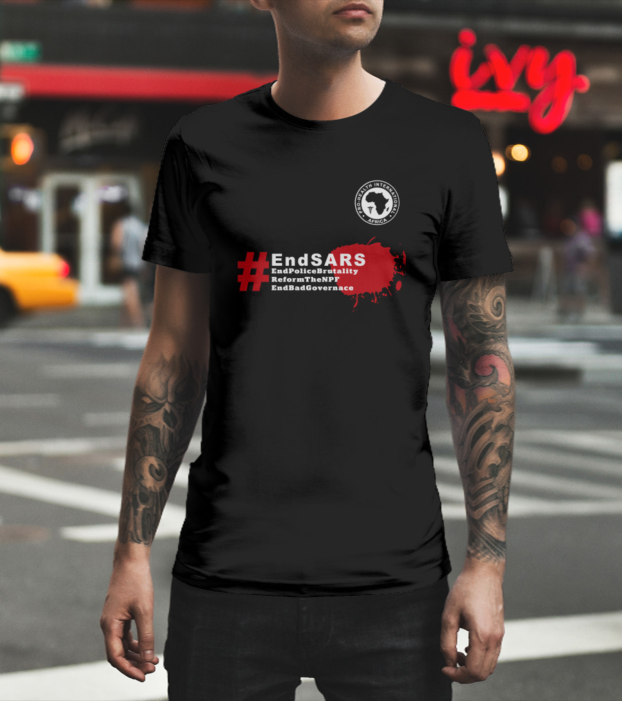 Pro Health International Africa #EndSARS EndPoliceBrutality ReformTheNPF EndBadGovernance T-Shirt