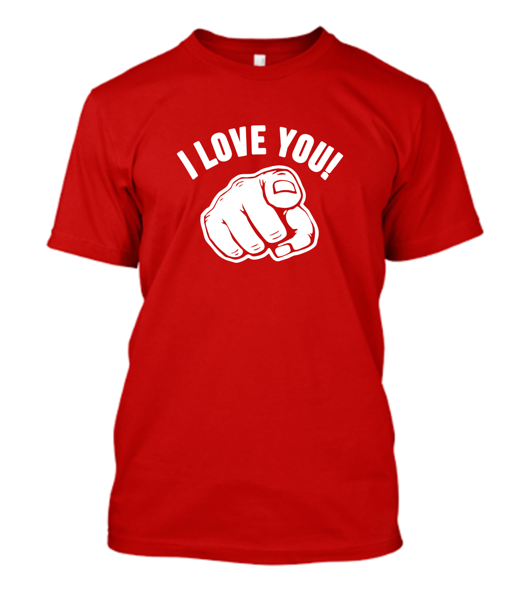 I Love You Fist Motif T-Shirt
