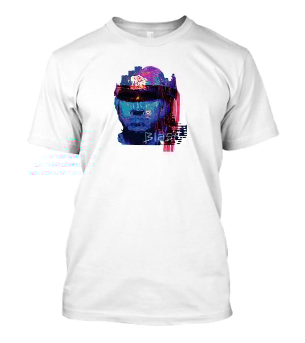 Blast Love Store Neon Abstract Visor Face T-Shirt