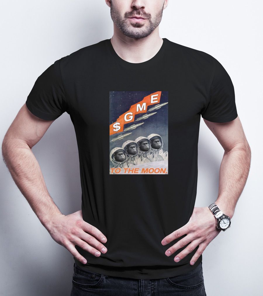 GME Cosmonauts To The Moon T-Shirt