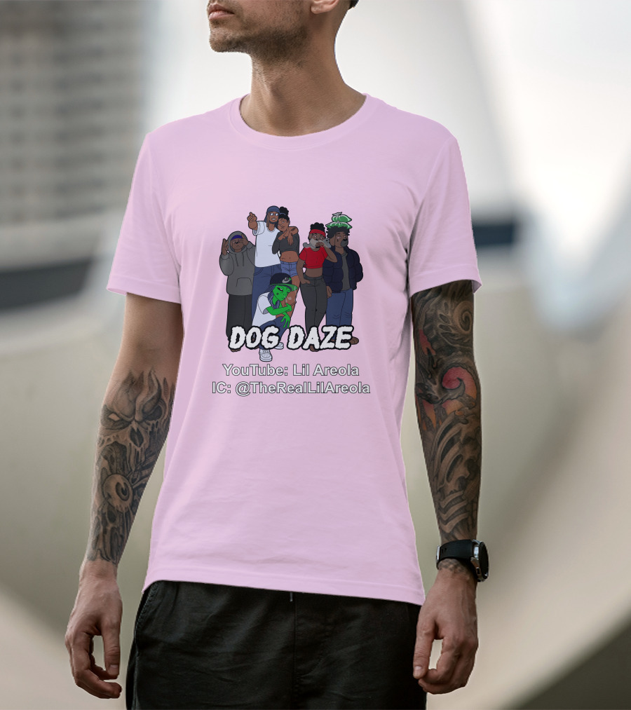 Dog Daze YouTube Lil Areola IC @TheRealLilAreola T-Shirt