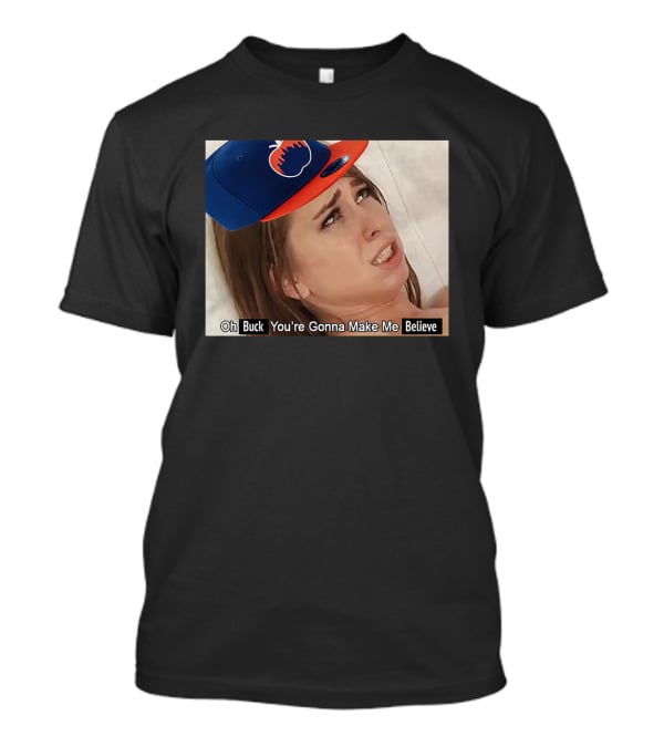 KFC Radio Oh Buck You're Gonna Make Me Believe Mets Hat Image T-Shirt
