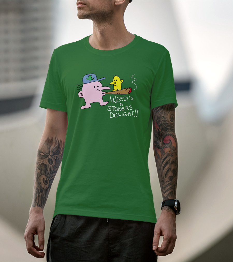 The Average Joey Weed Is A Stoners Delight Weed Is A Stoners Delight T-Shirt