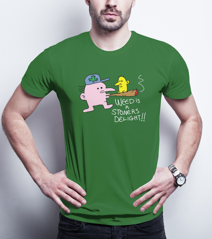 The Average Joey Weed Is A Stoners Delight Weed Is A Stoners Delight T-Shirt