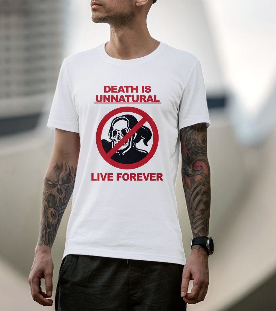 Death Is Unnatural Live Forever Jaik Olson Puppyteeth T-Shirt