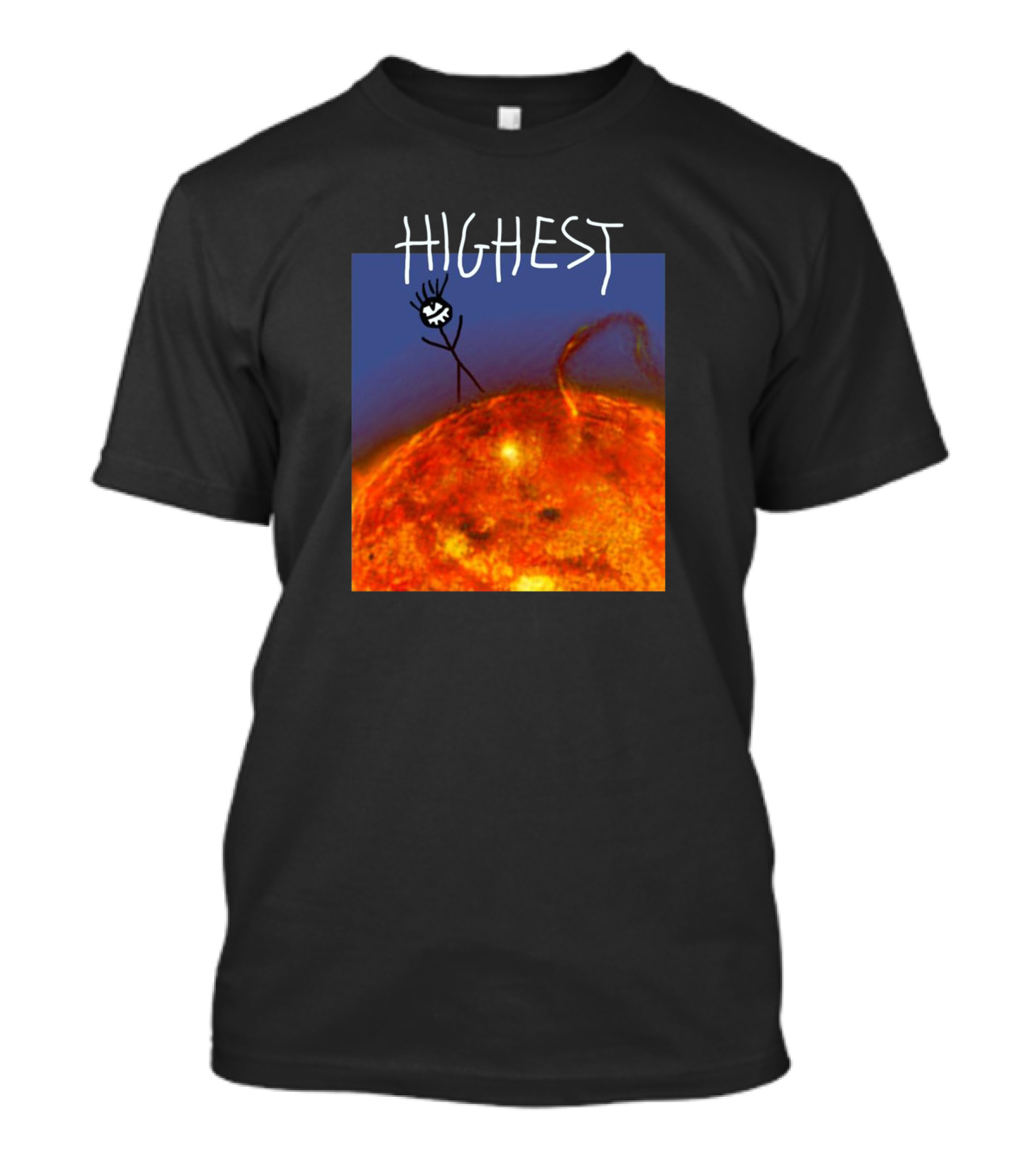 Travis Scott Highest Sun Stick Figure T-Shirt