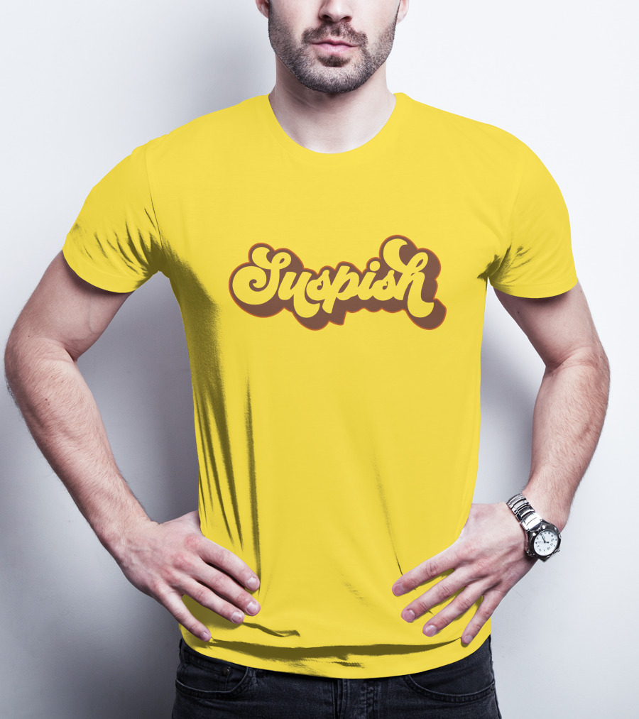 Merchlabs Suspish Stylized Text T-Shirt