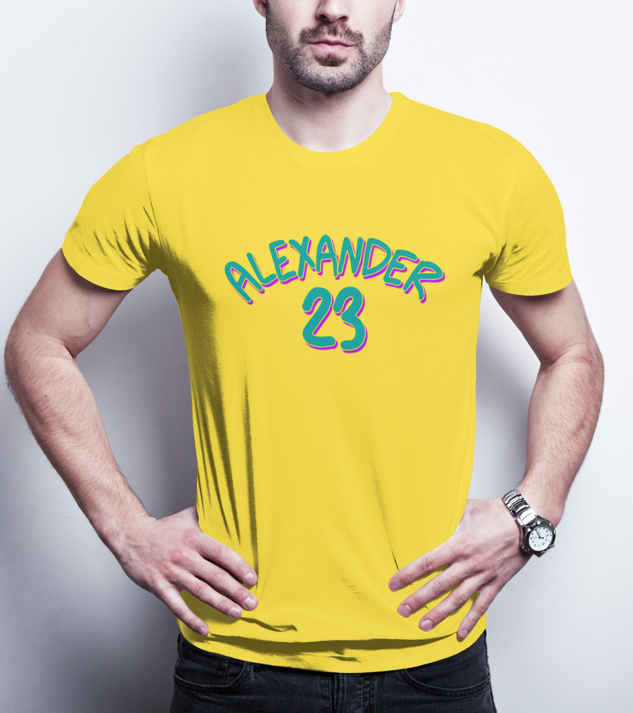 Alexander 23 Merch Spring Yellow T-Shirt