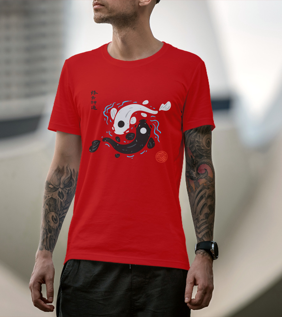 Yin Yang Koi Fish Thomas Sanders Asian Inspired T-Shirt