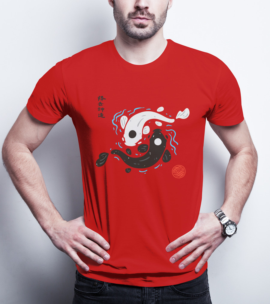 Yin Yang Koi Fish Thomas Sanders Asian Inspired T-Shirt