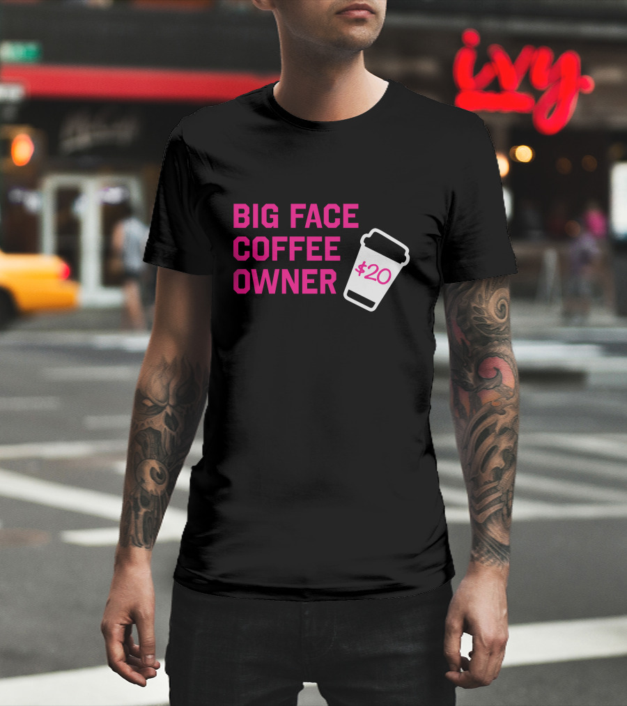 Big Face Coffee Owner $20 Miami Heat UK T-Shirt