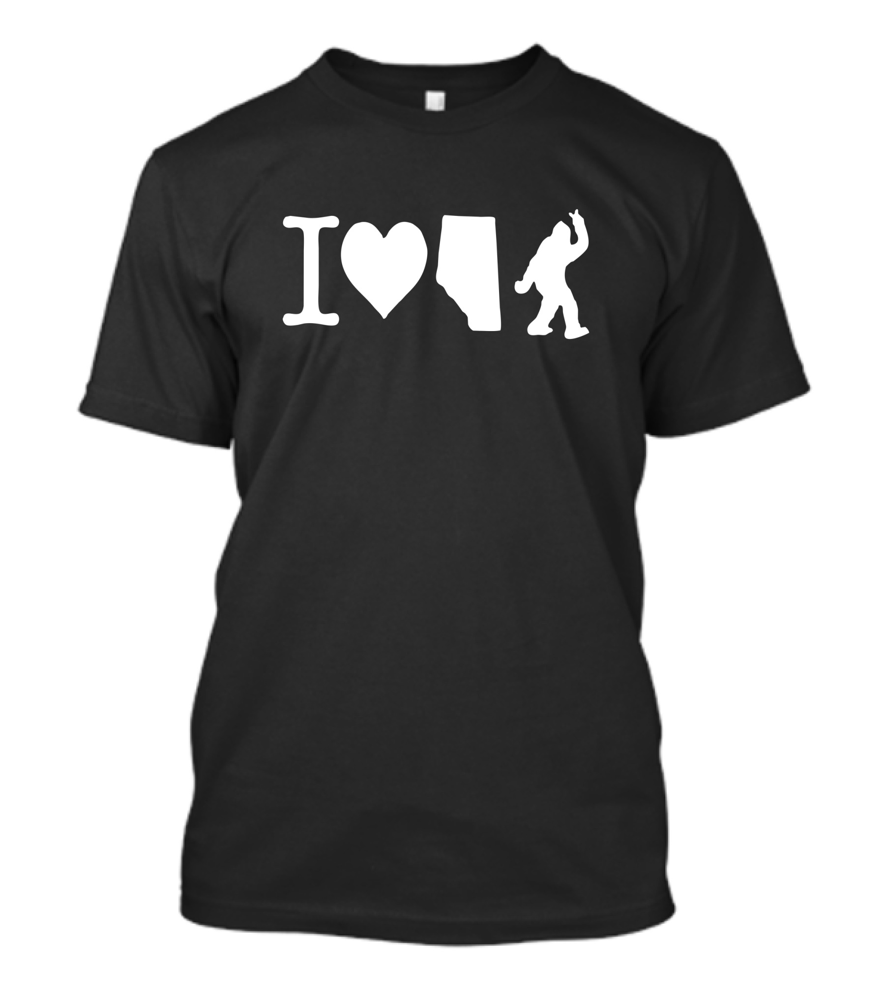 TheBigSteak Merch I Love Alberta Bigfoot T-Shirt