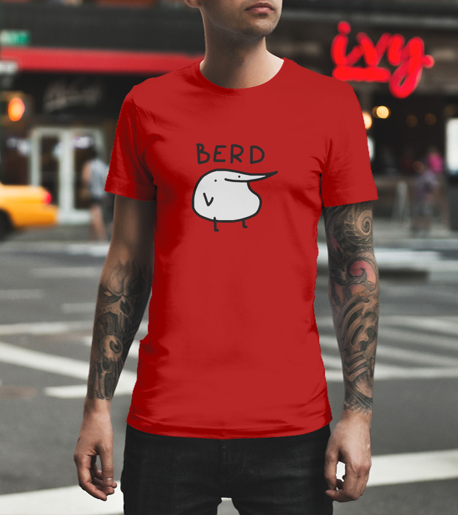 Berd Meme Cartoon Character T-Shirt