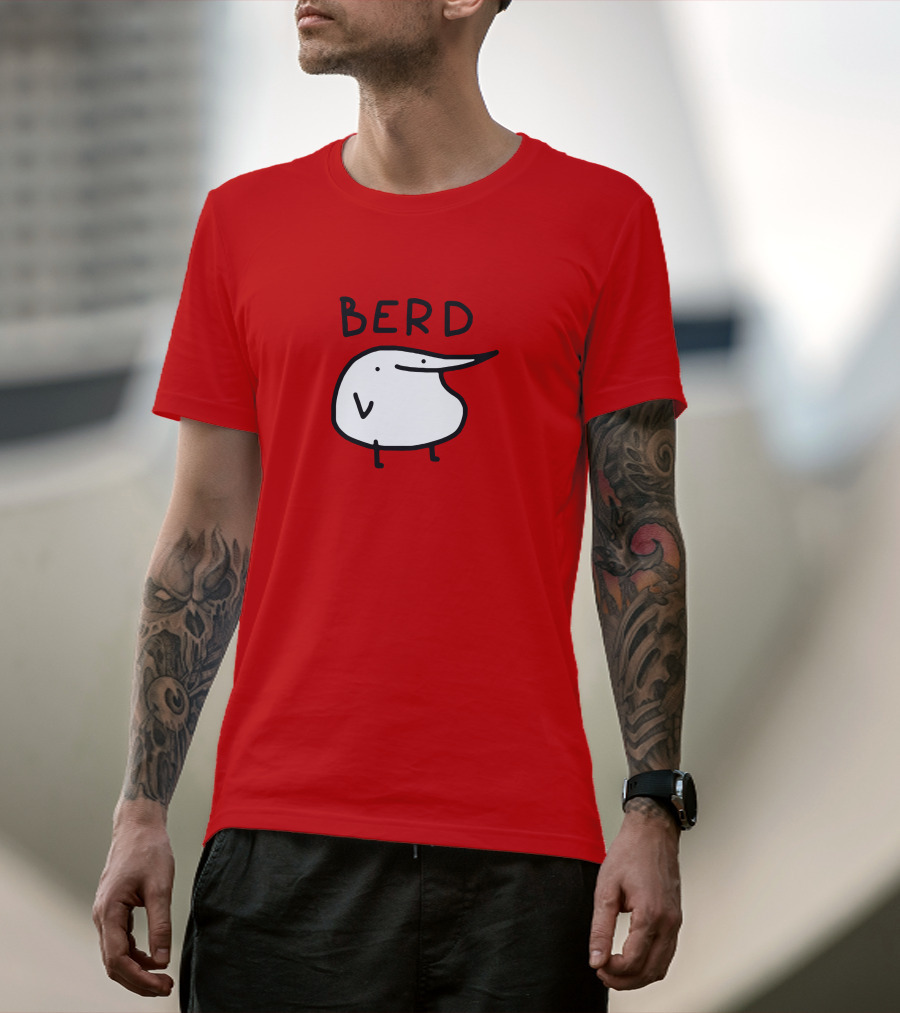 Berd Meme Cartoon Character T-Shirt
