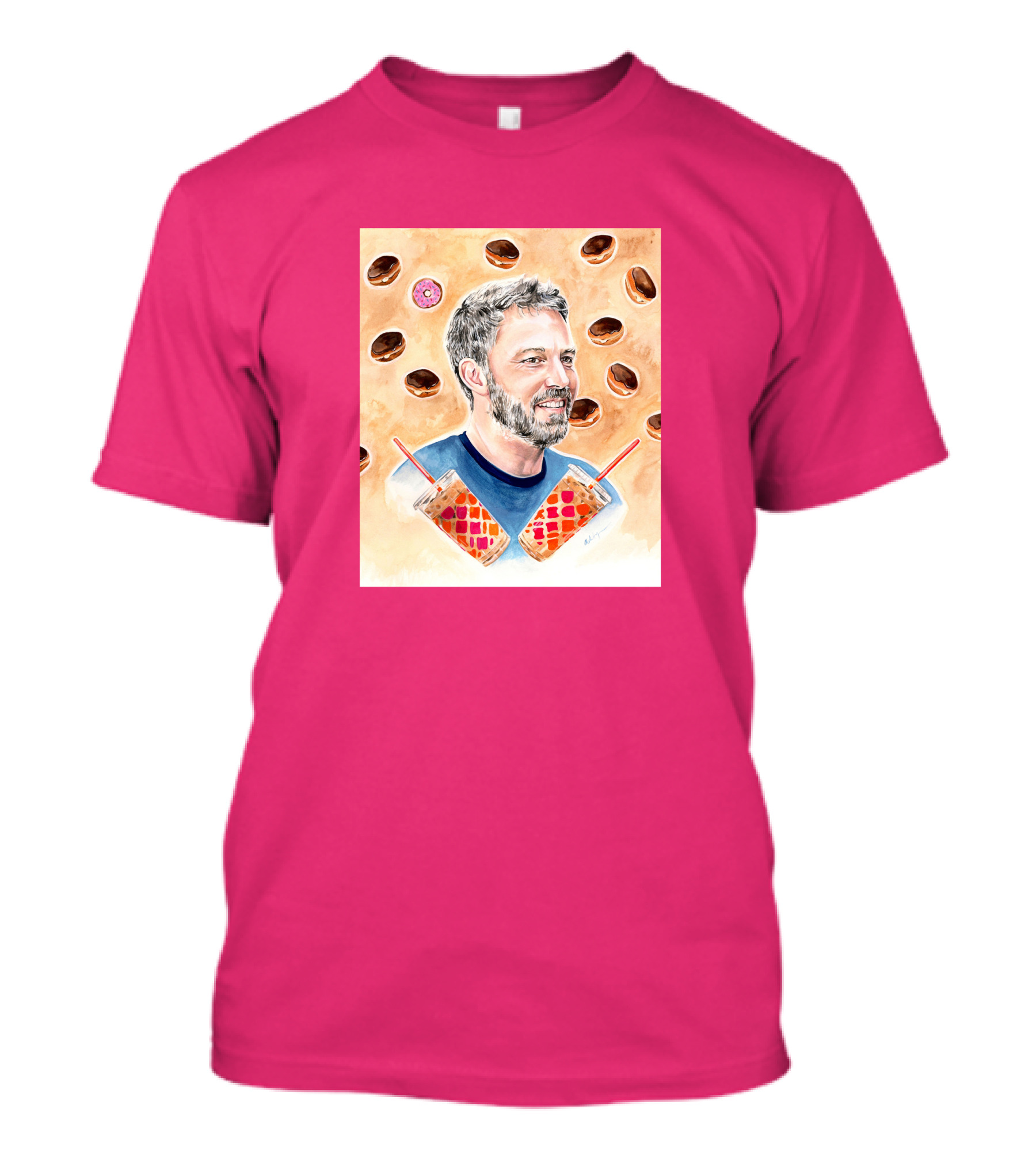 Townie News Townie Dreams Brianna Ashby Coffee Donut T-Shirt