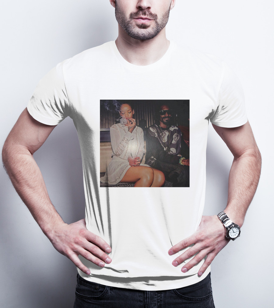 Rihanna Snoop Dogg Fenty Smoky Moment T-Shirt