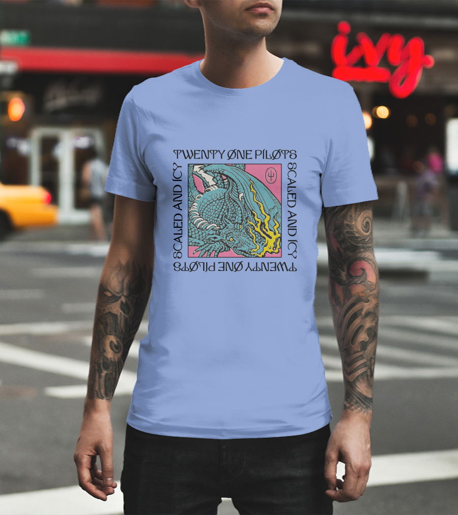 Twenty One Pilots Scaled And Icy Dragon T-Shirt