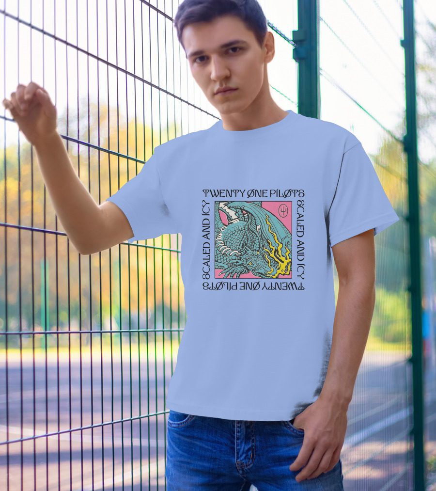 Twenty One Pilots Scaled And Icy Dragon T-Shirt