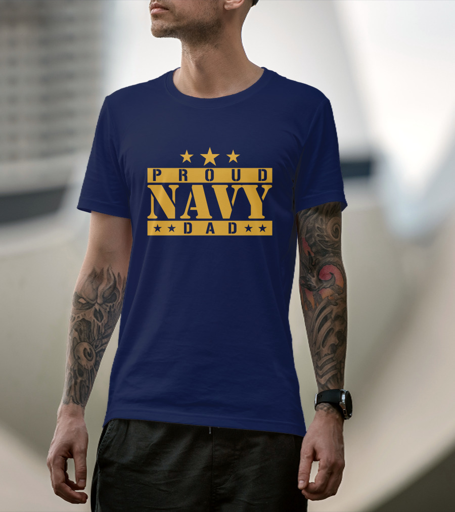 Proud Navy Dad Justmeagain34 T-Shirt