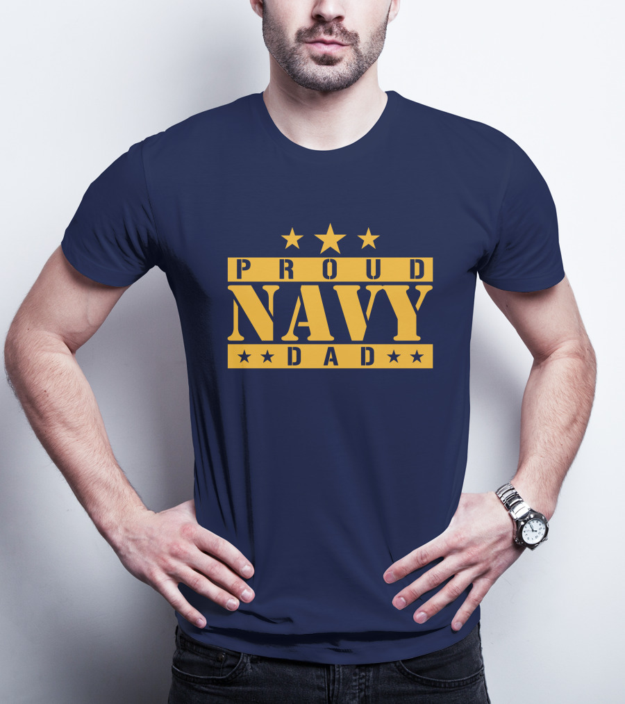 Proud Navy Dad Justmeagain34 T-Shirt