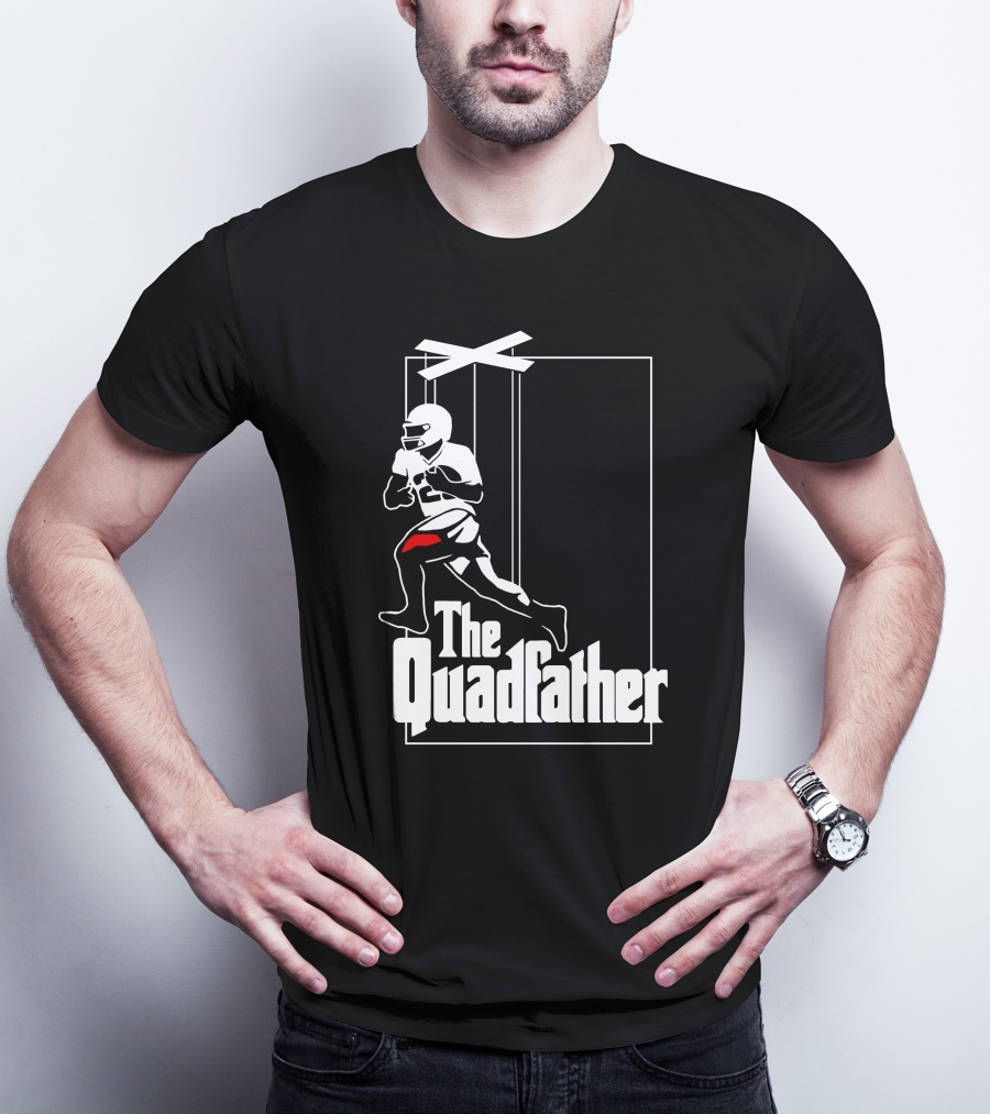 Aj Dillon The Quadfather Football Puppet T-Shirt