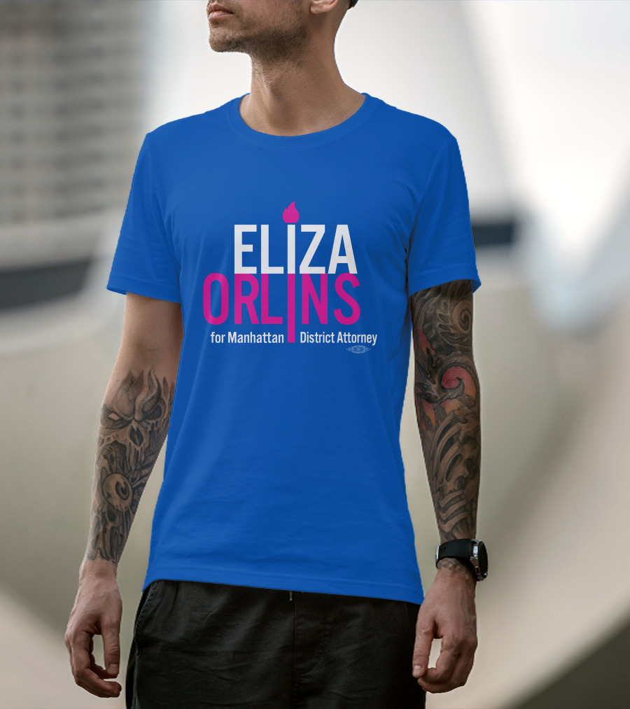 Eliza Orlins For Manhattan District Attorney Campaign Flame T-Shirt