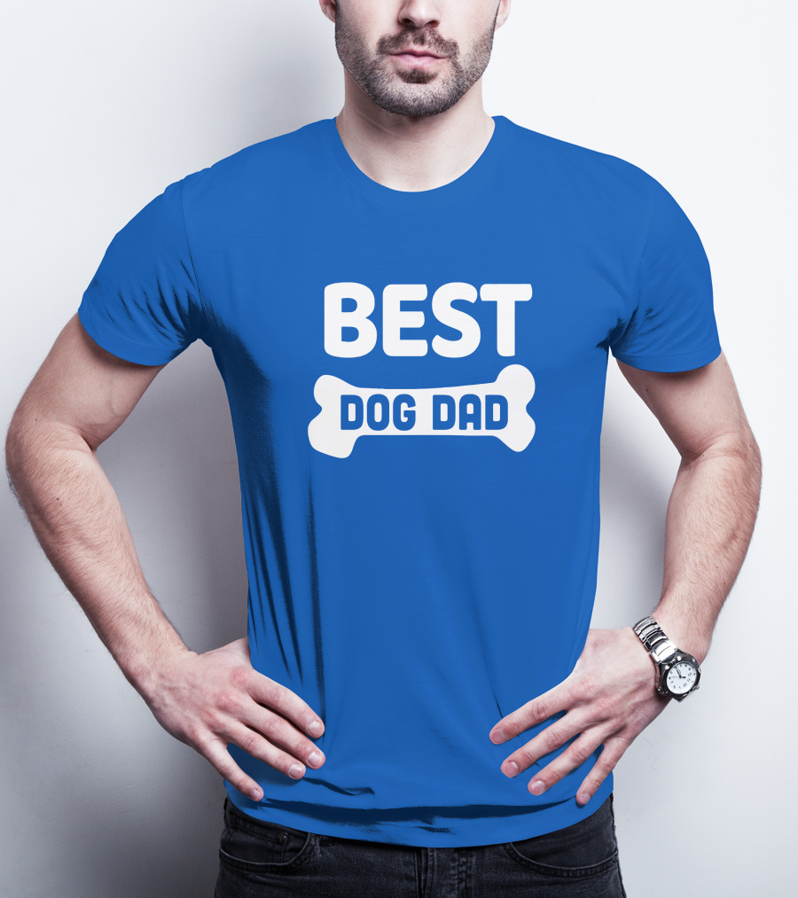 BEST DOG DAD Bone T-Shirt
