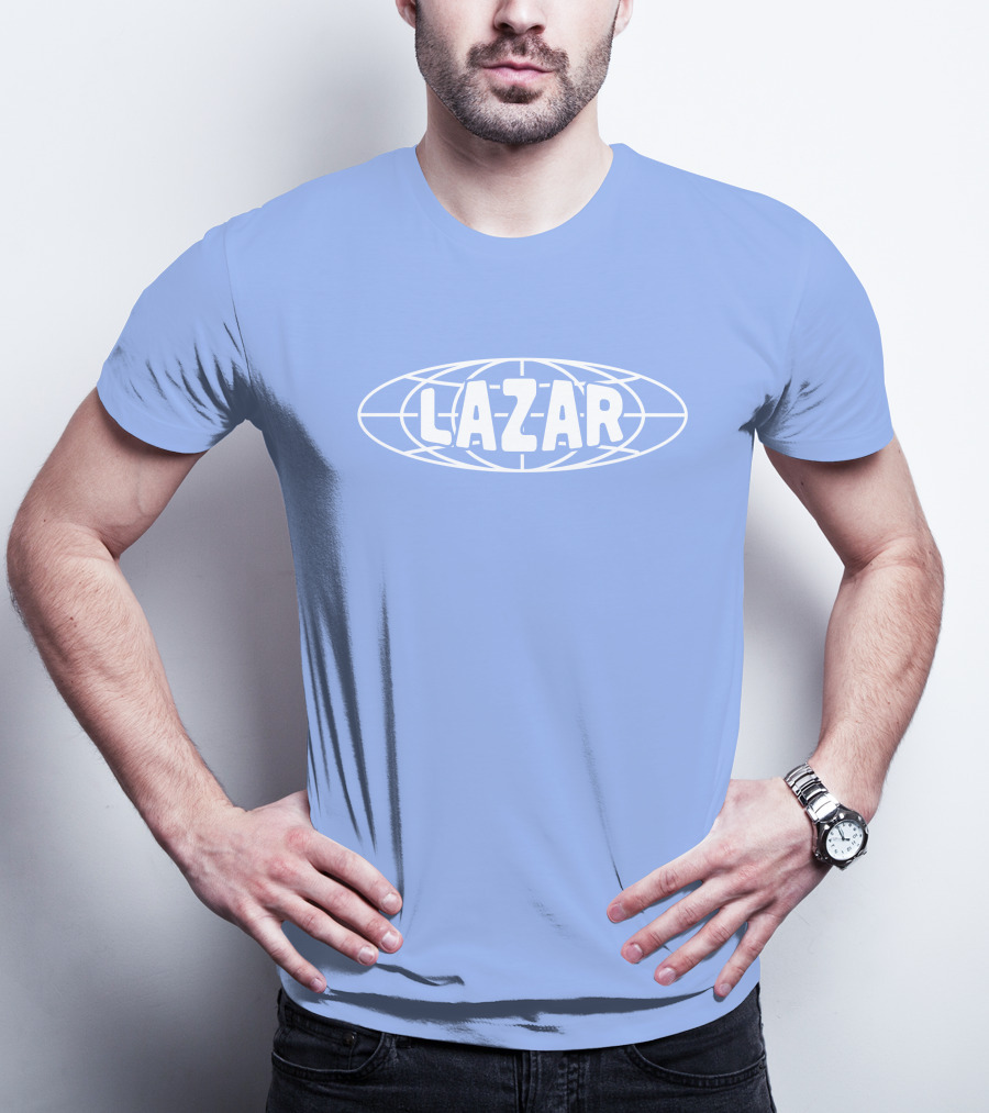 Lazarbeam Merch Globe Lazar Indigo T-Shirt