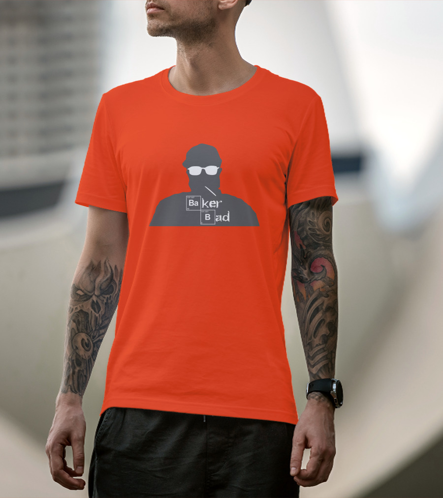 Apollohou Merch Baker Bad Dinn Mann Breaking Bad Inspired Walter T-Shirt