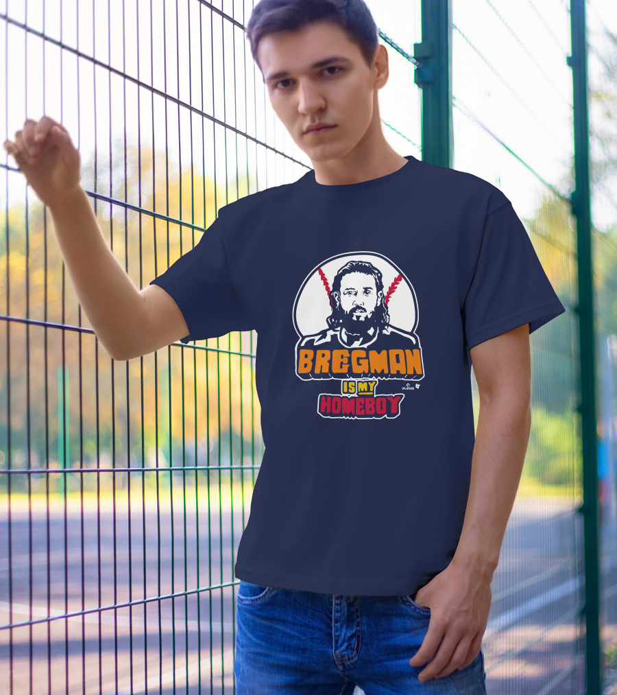 Bregman Is My Homeboy Baseball Graphic BreakingT Monstarjplayers T-Shirt