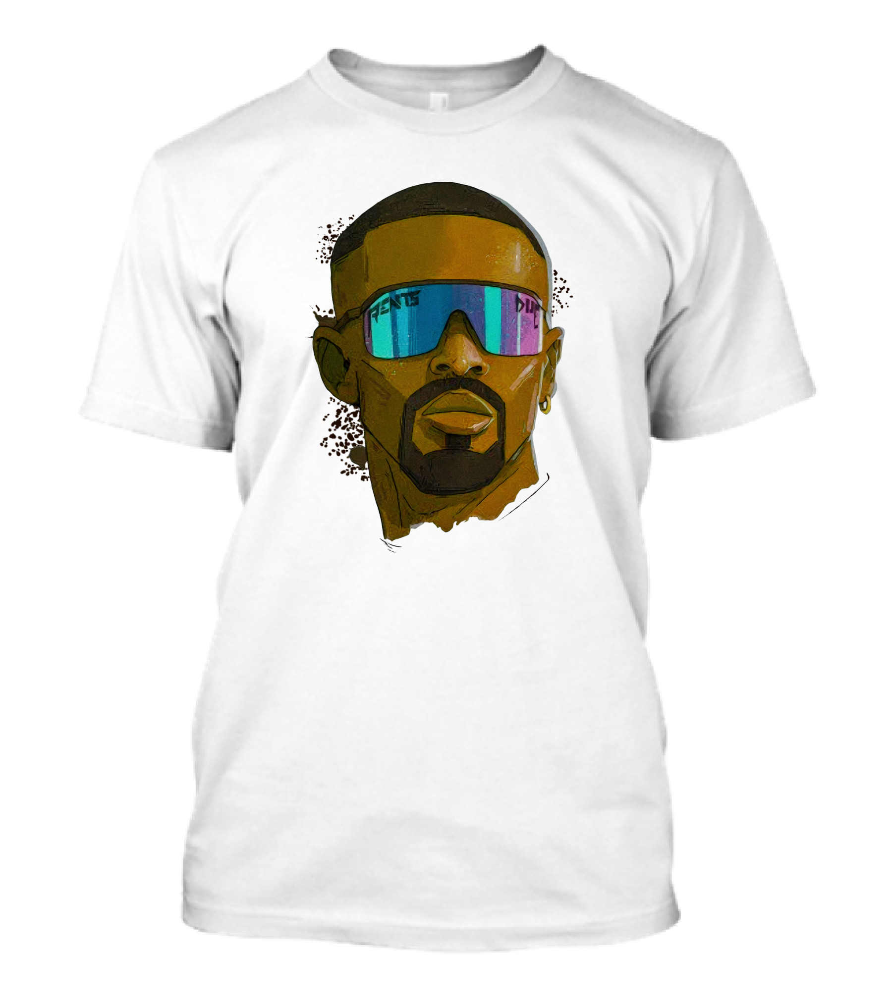 Jalen Hurts Painted Sunglasses T-Shirt