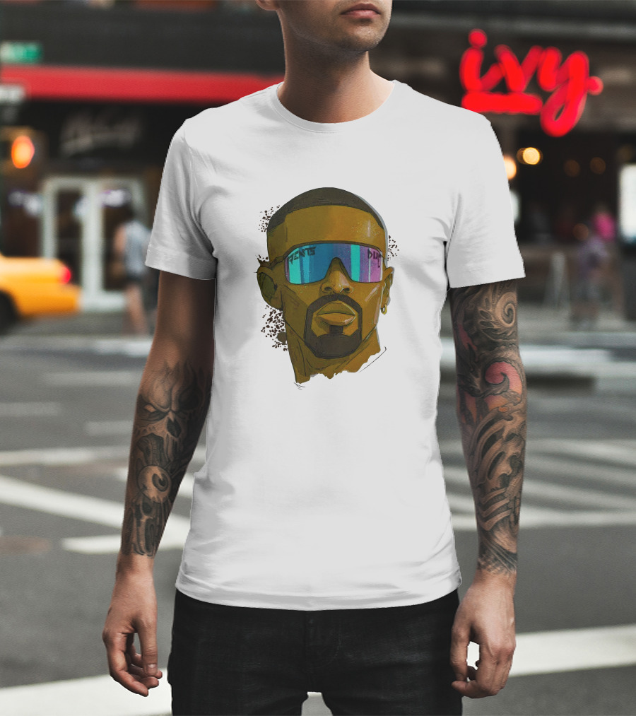Jalen Hurts Painted Sunglasses T-Shirt