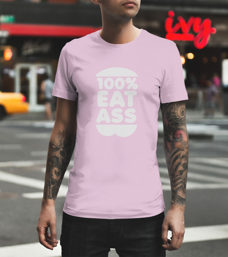 Rooster Teeth Store Face Jam 100% Eat Ass T-Shirt