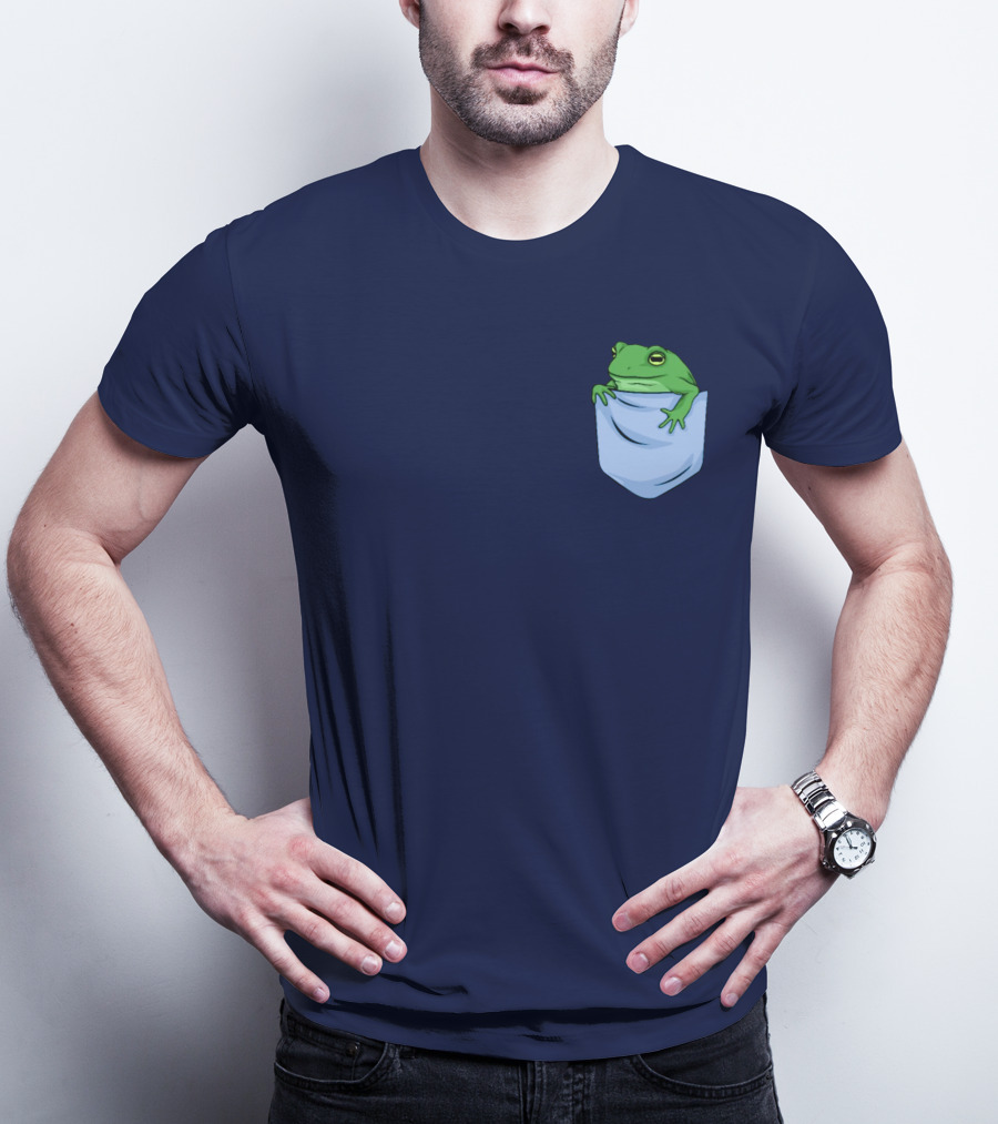 Jenna Lynn Meowri Frog In Pocket T-Shirt