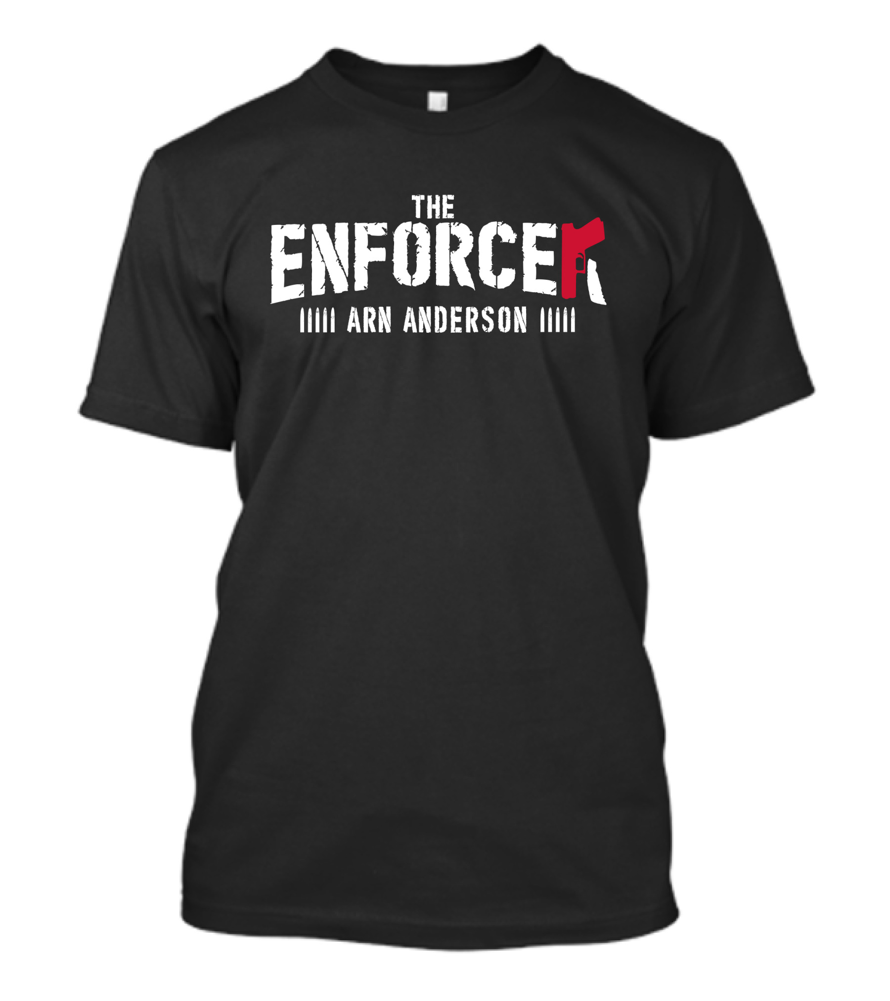 The Enforcer Arn Anderson Bullet Design Box Of Gimmicks T-Shirt