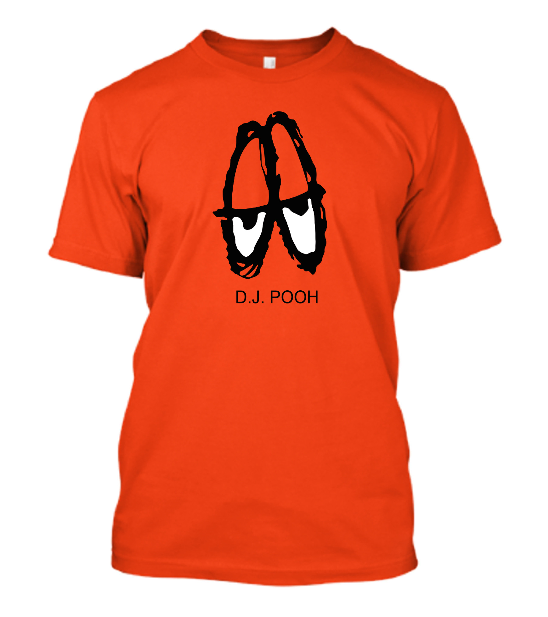 D.J. Pooh Orange Shoes T-Shirt